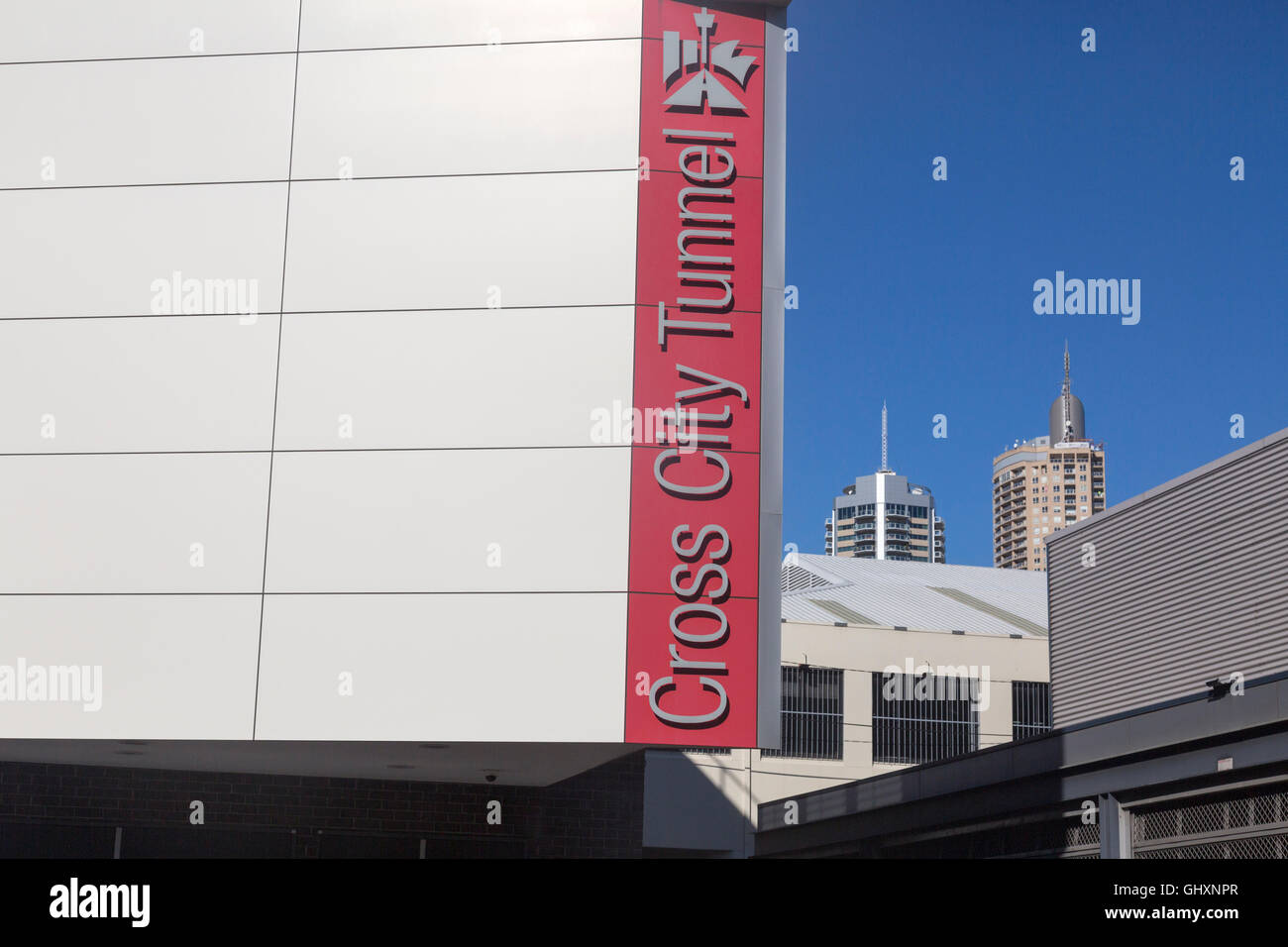 Cross City Tunnel, private toll road in Sydney city centre,Australia ...
