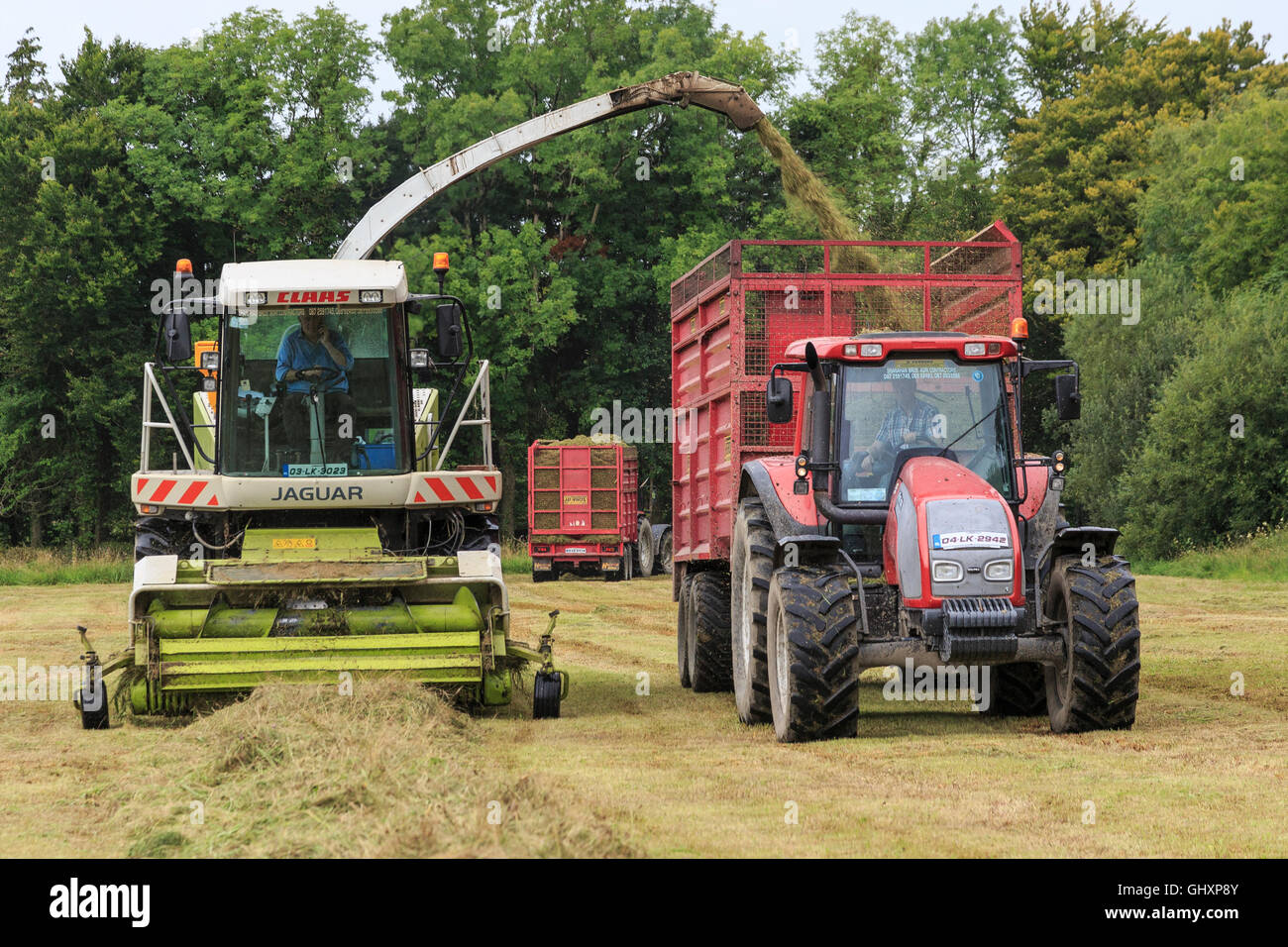 Silage making hi-res stock photography and images - Alamy