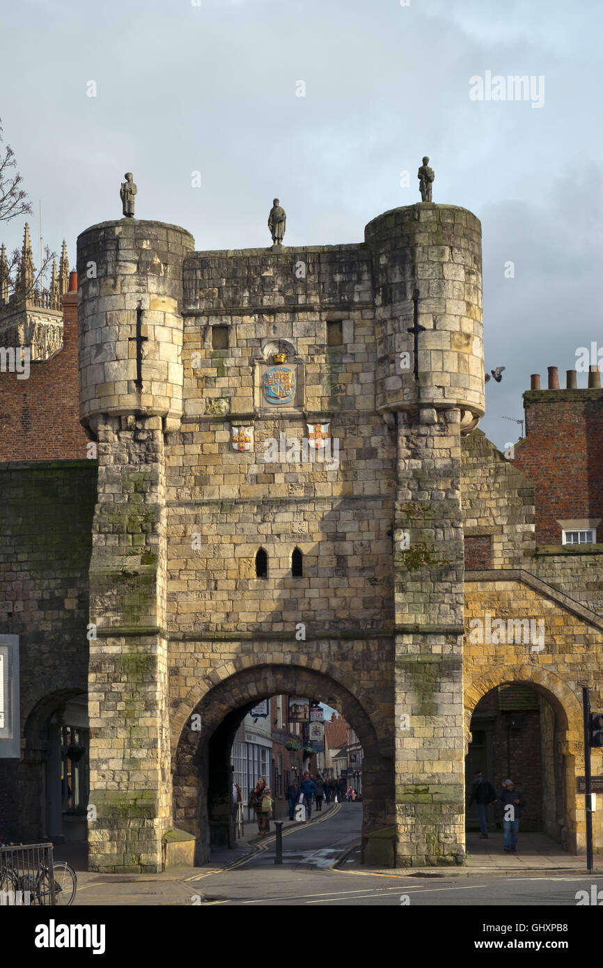 Bootham Bar, City of York, Yorkshire, UK Stock Photo - Alamy