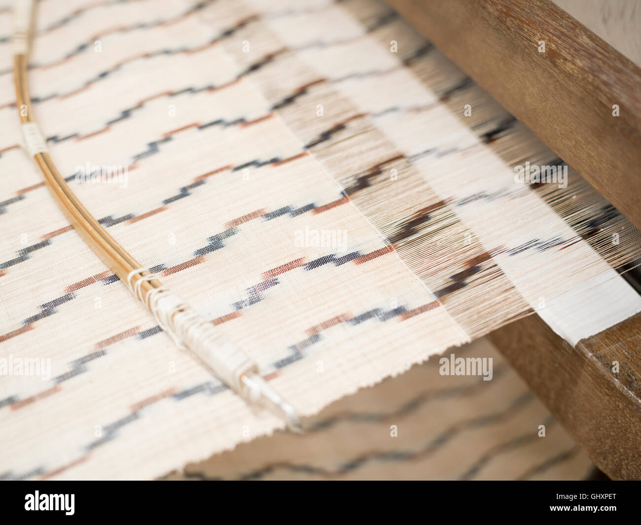 Bashofu production at Ogimi Village Bashofu Hall, Kijoka, Ogimi ...