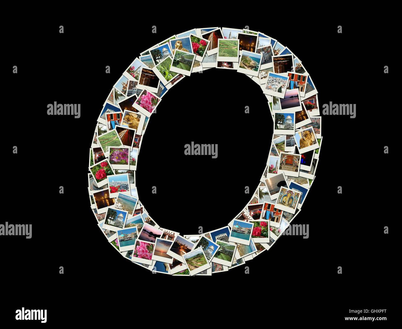 O collage hi-res stock photography and images - Alamy