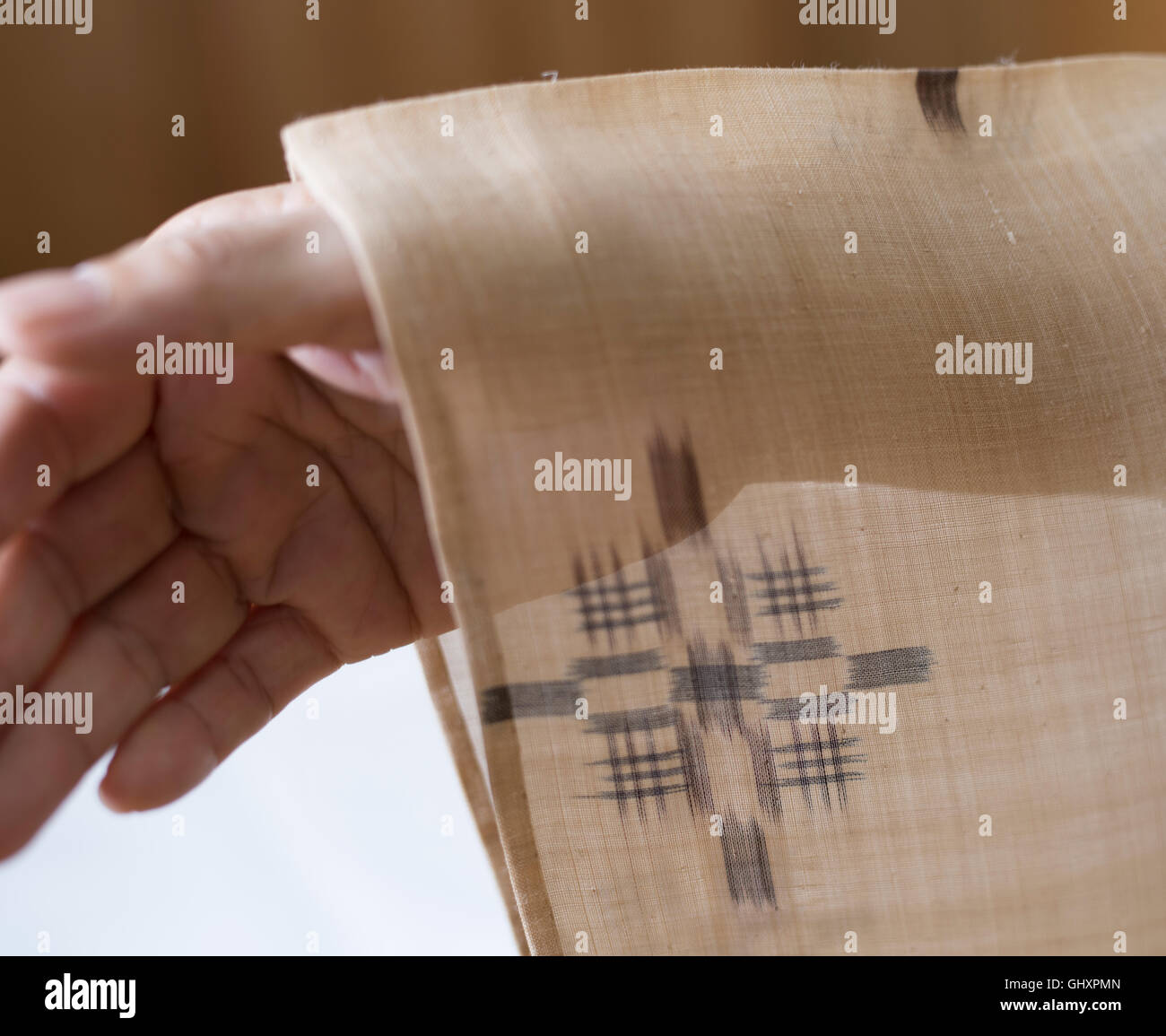 Bashofu kimono at Ogimi Village Bashofu Hall, Kijoka, Ogimi, Okinawa ...