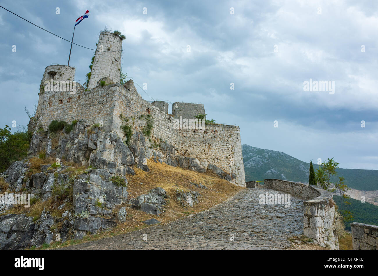 Fortress Of Klis Croatia Stock Photo - Alamy Fortress Of Klis Croatia Stock Photo - Alamy