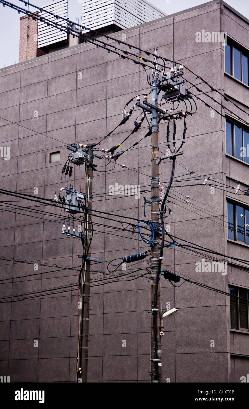 Electricity transformer japan hi-res stock photography and images - Alamy
