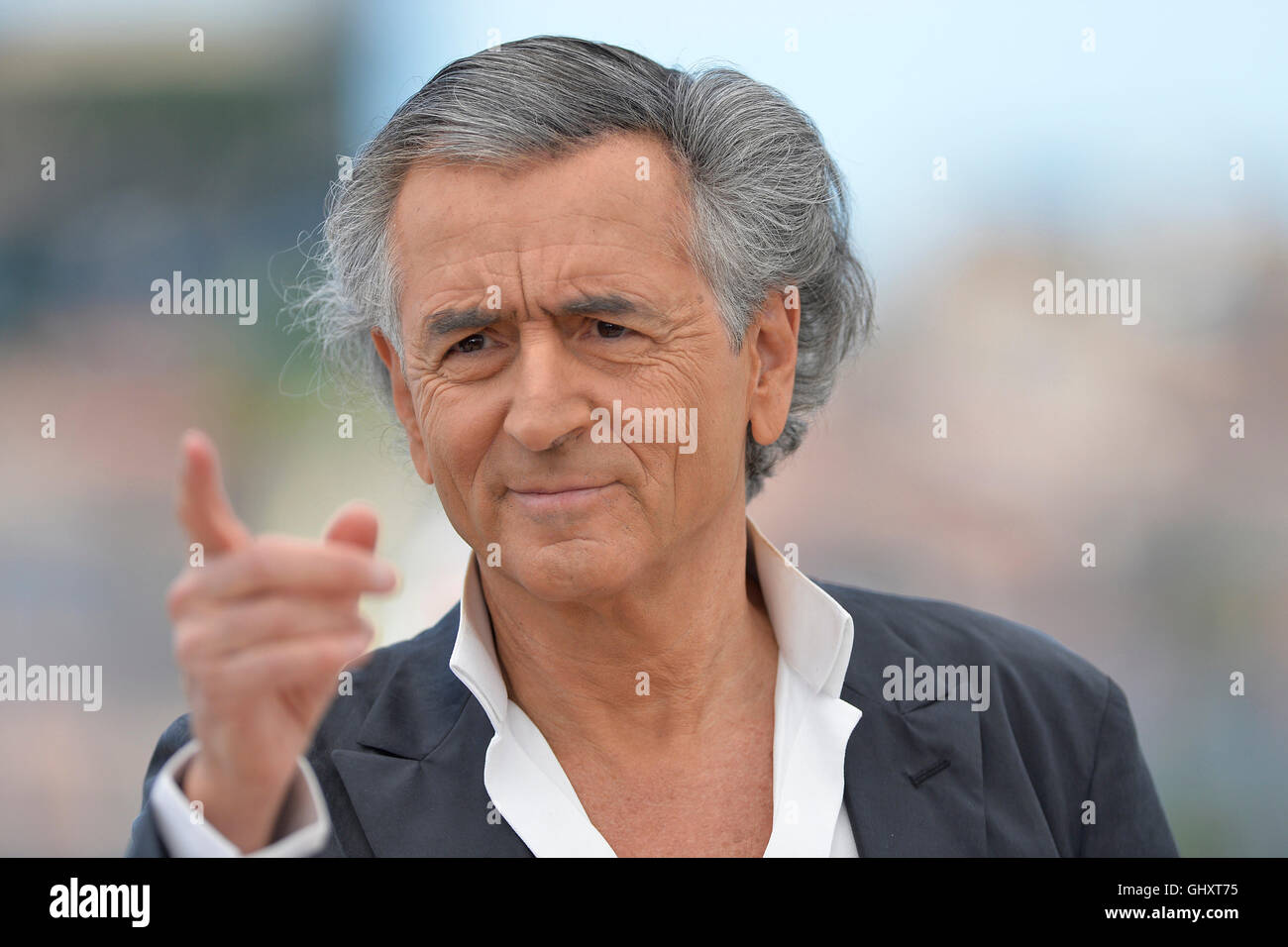69th Cannes Film Festival: Bernard-Henri Levy posing during a photocall ...