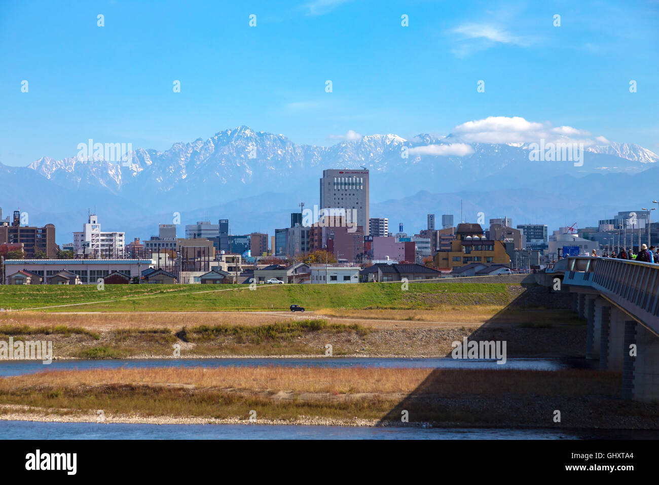 Jinzu River, Toyama Prefecture in Japan Stock Photo - Alamy