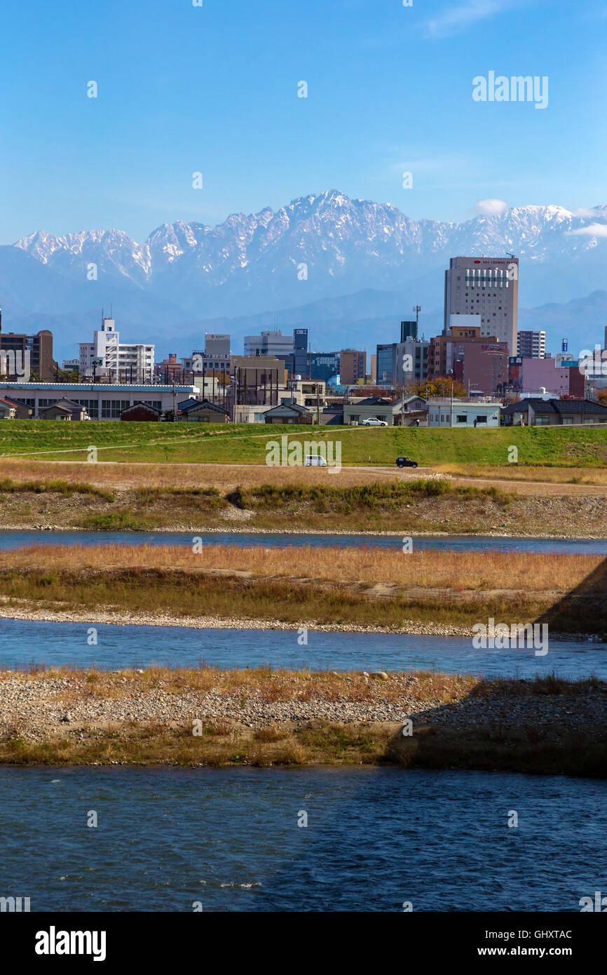 Jinzu River, Toyama Prefecture in Japan Stock Photo - Alamy