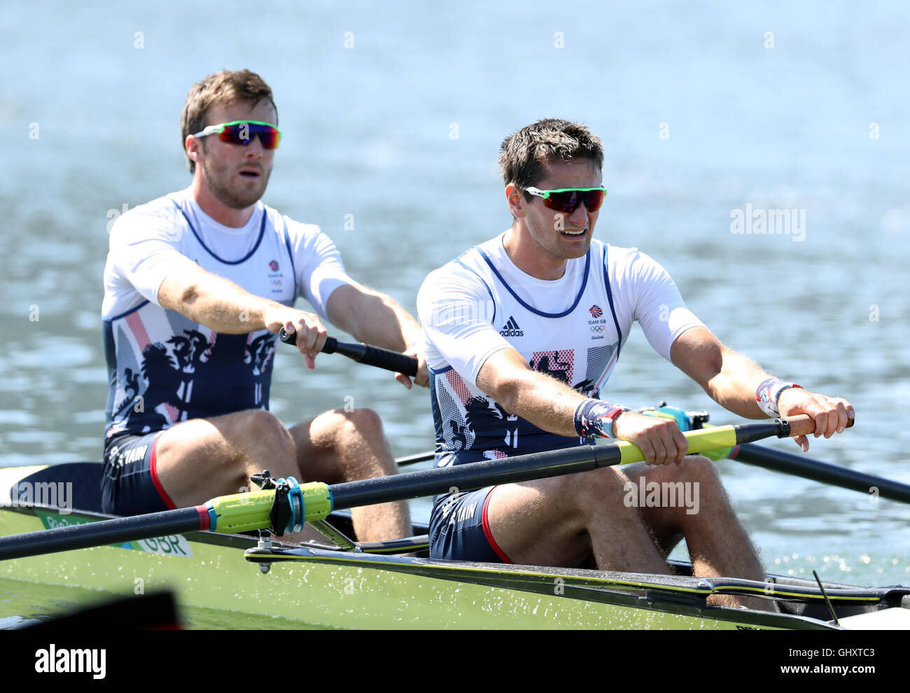 Great Britain's Stewart Innes and Alan Sinclair during the Men's Pairs ...