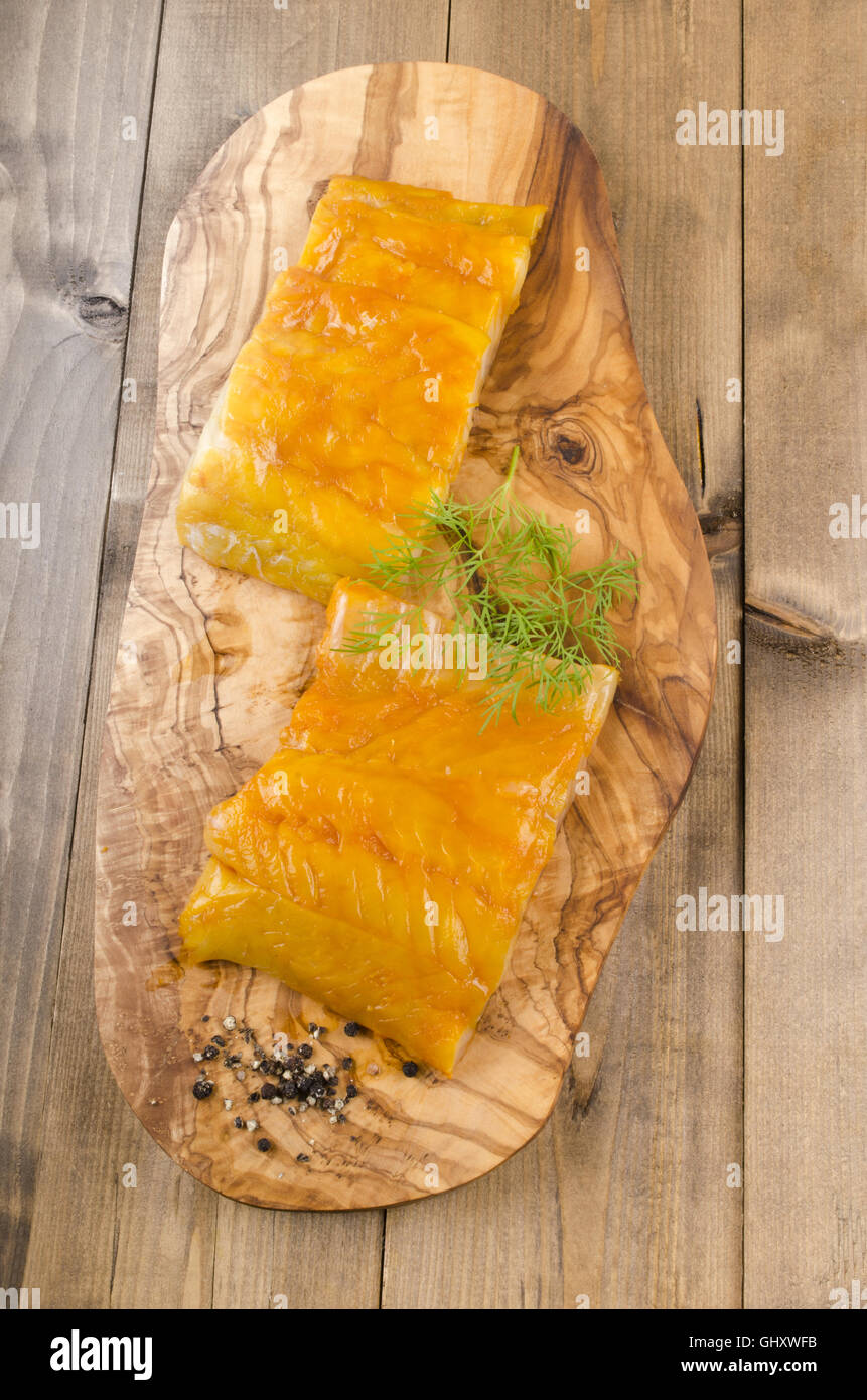 Smoked haddock board hi-res stock photography and images - Alamy