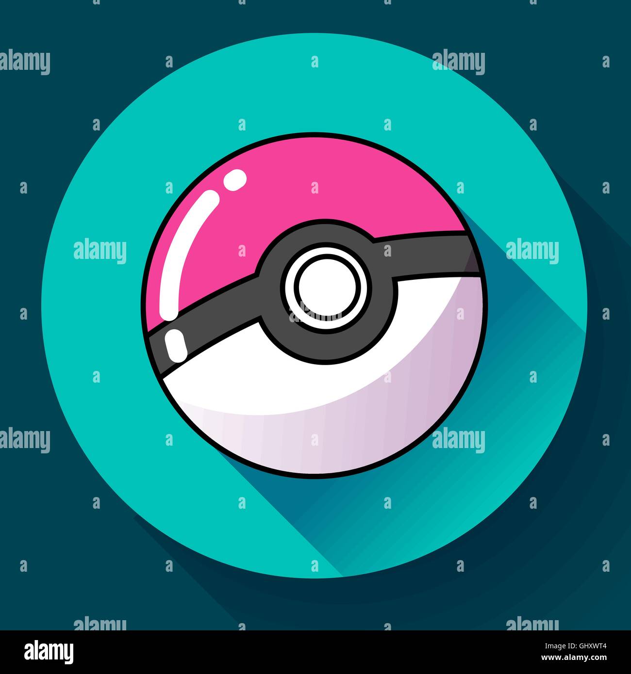 Round gazing Stock Vector Images - Alamy