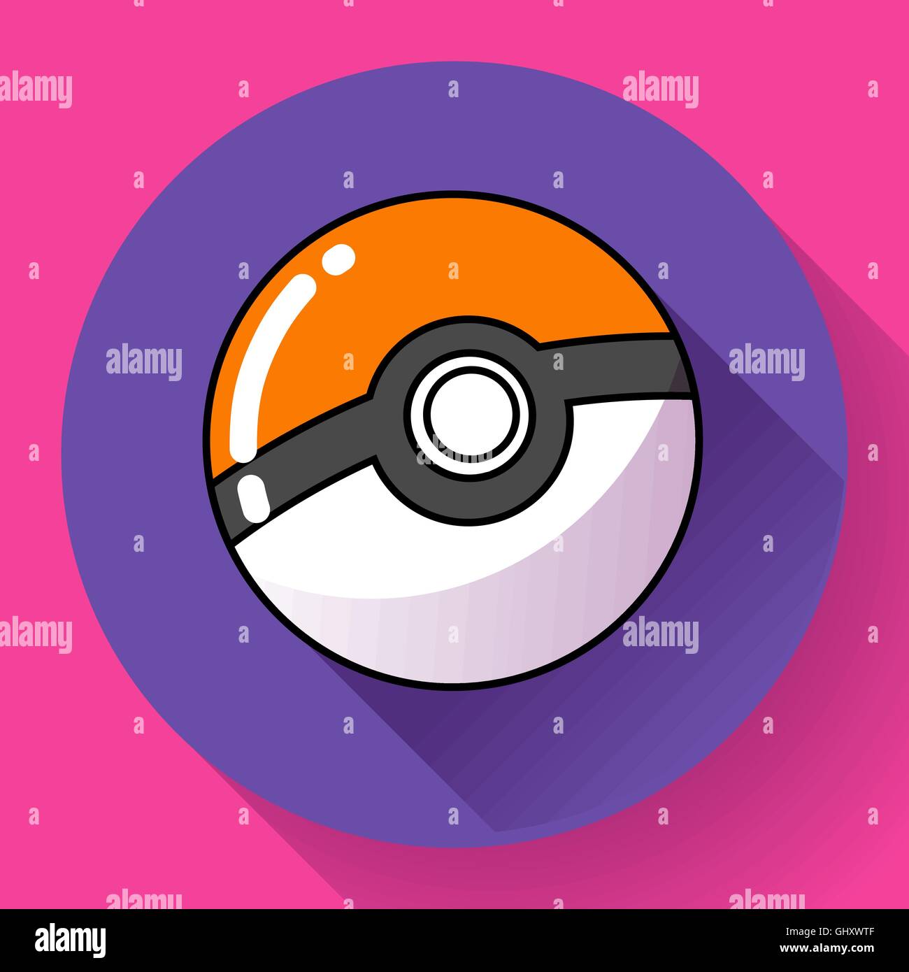 Round gazing Stock Vector Images - Alamy