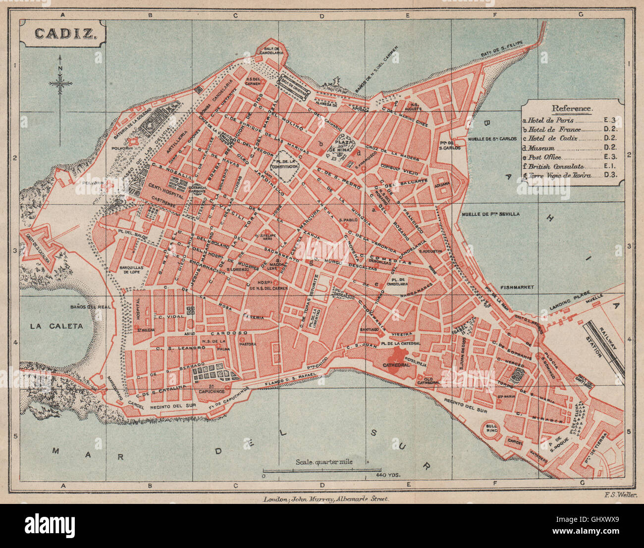 Map of cadiz hi-res stock photography and images - Alamy