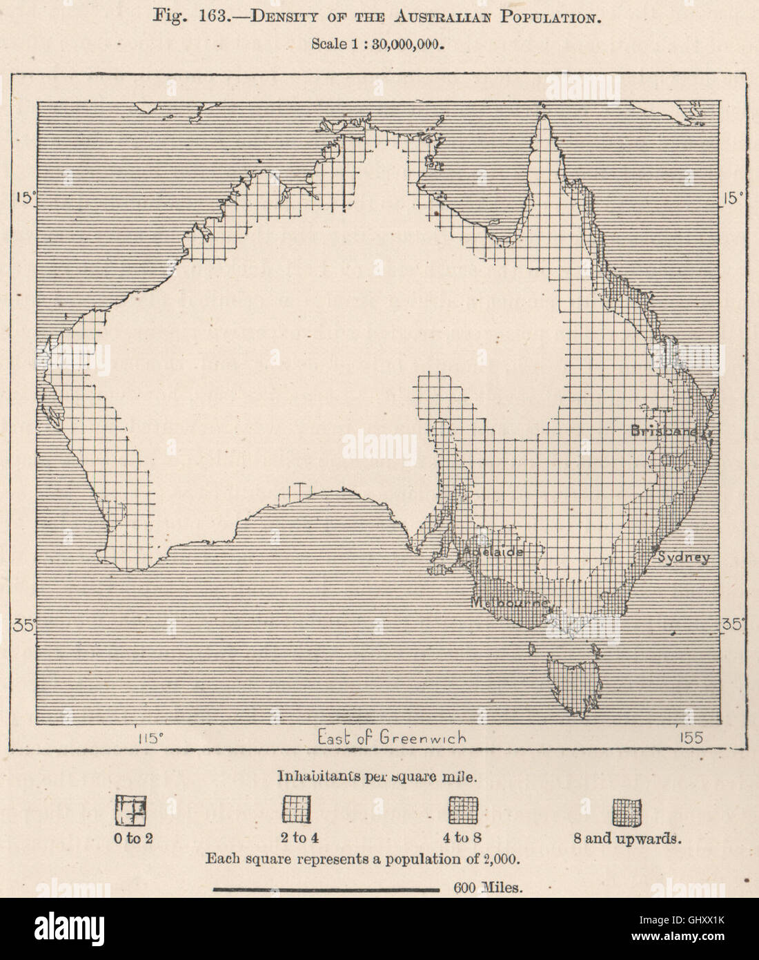 Population density map hi-res stock photography and images - Alamy