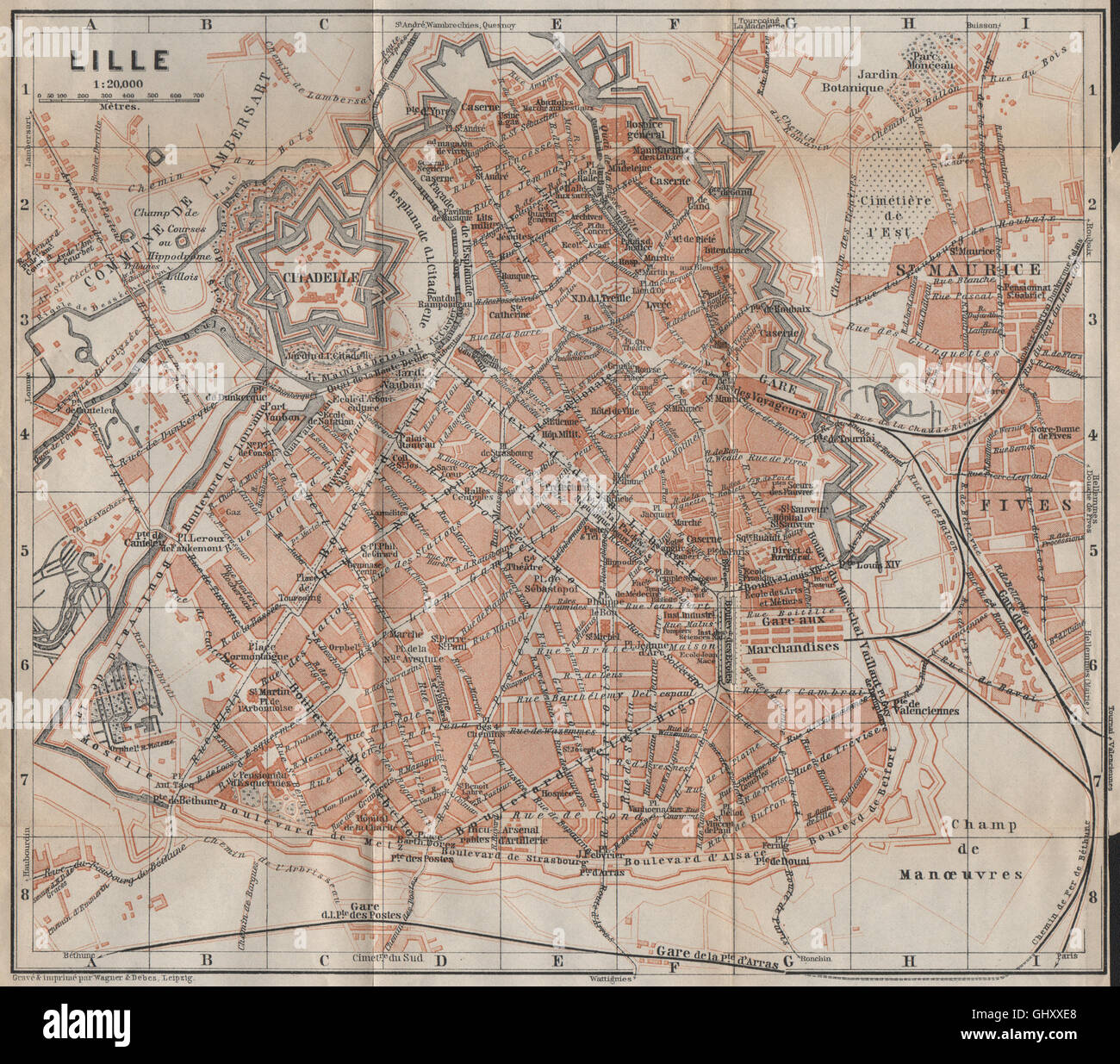 Lille France Map