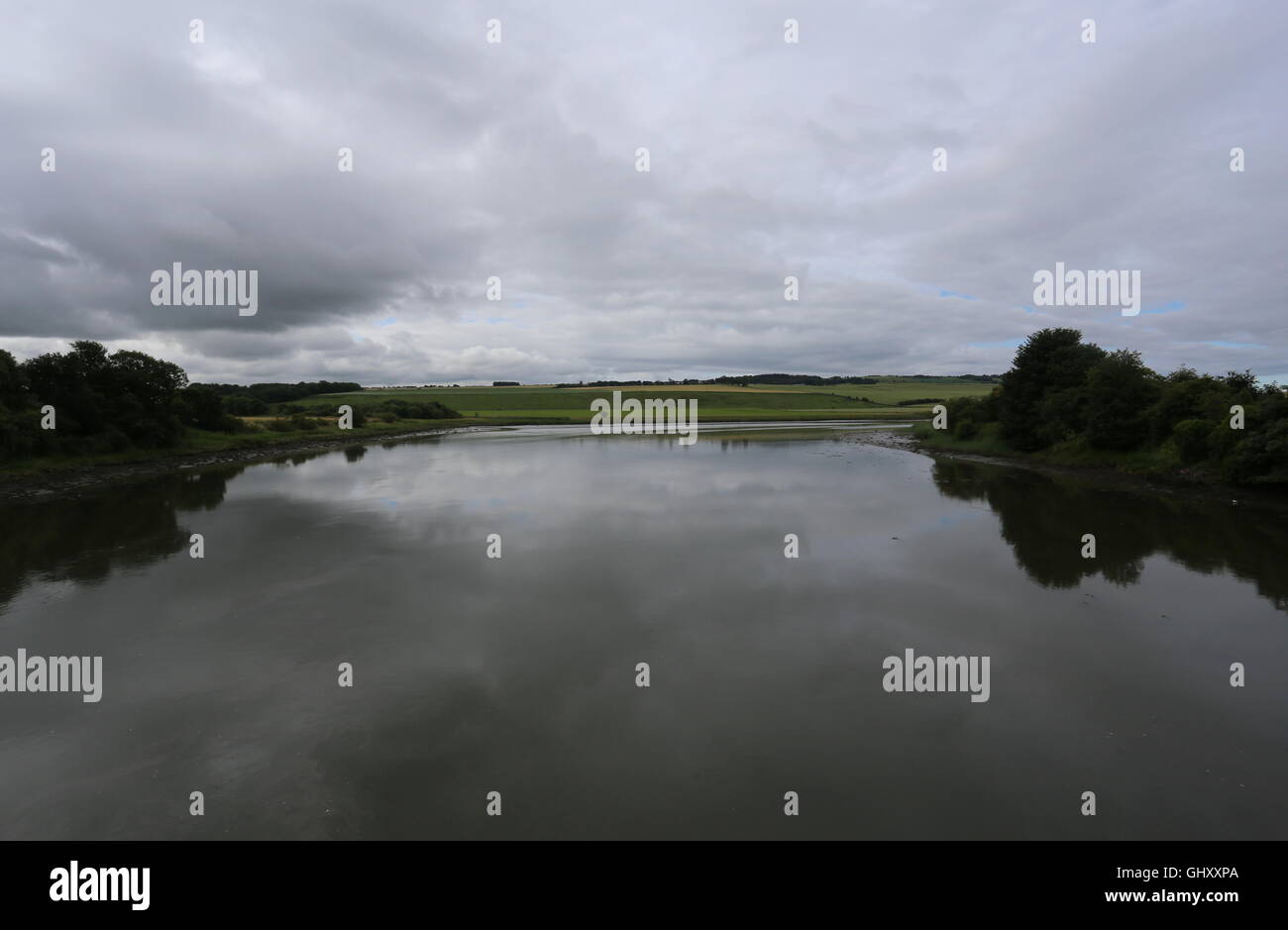 River Eden Guardbridge Fife Scotland July 2016 Stock Photo - Alamy