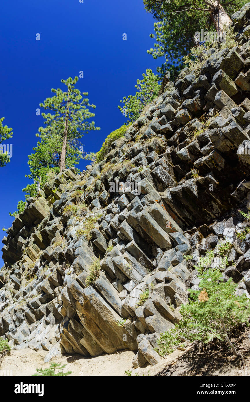 Special Geology of Basalt in Devils Postpile National Monument near ...