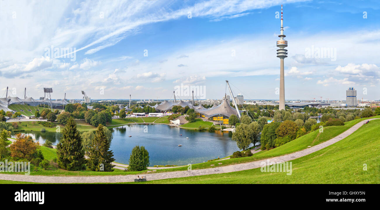 Germany munich stadium olympiapark in hi-res stock photography and ...