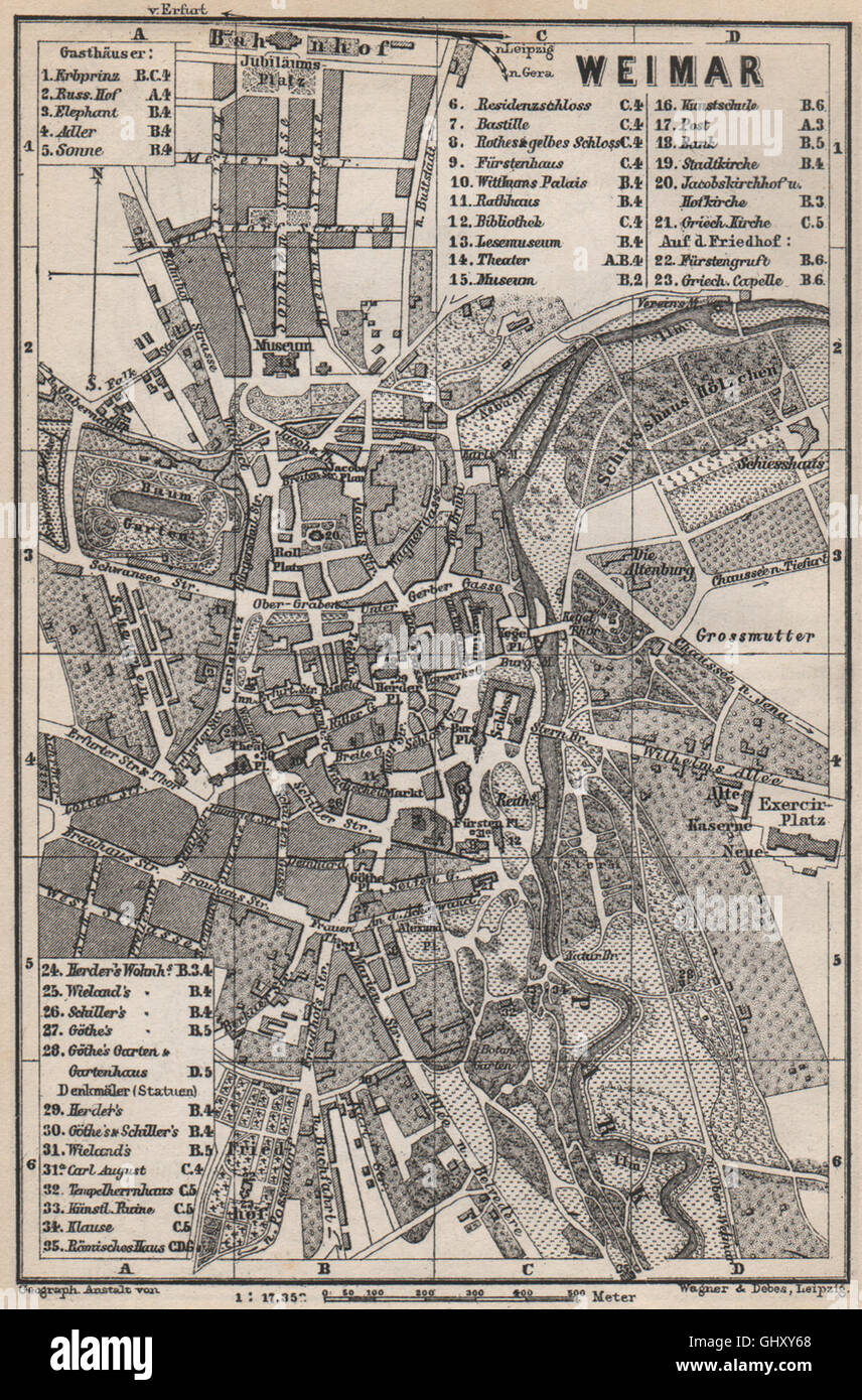 Germany Thuringia Weimar Old Town High Resolution Stock Photography and ...