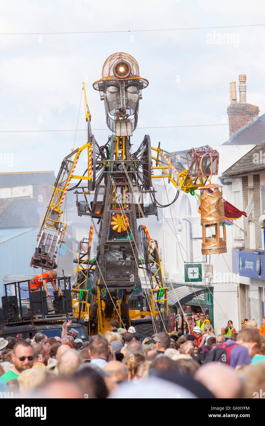The Man Engine visits Penzance Stock Photo - Alamy