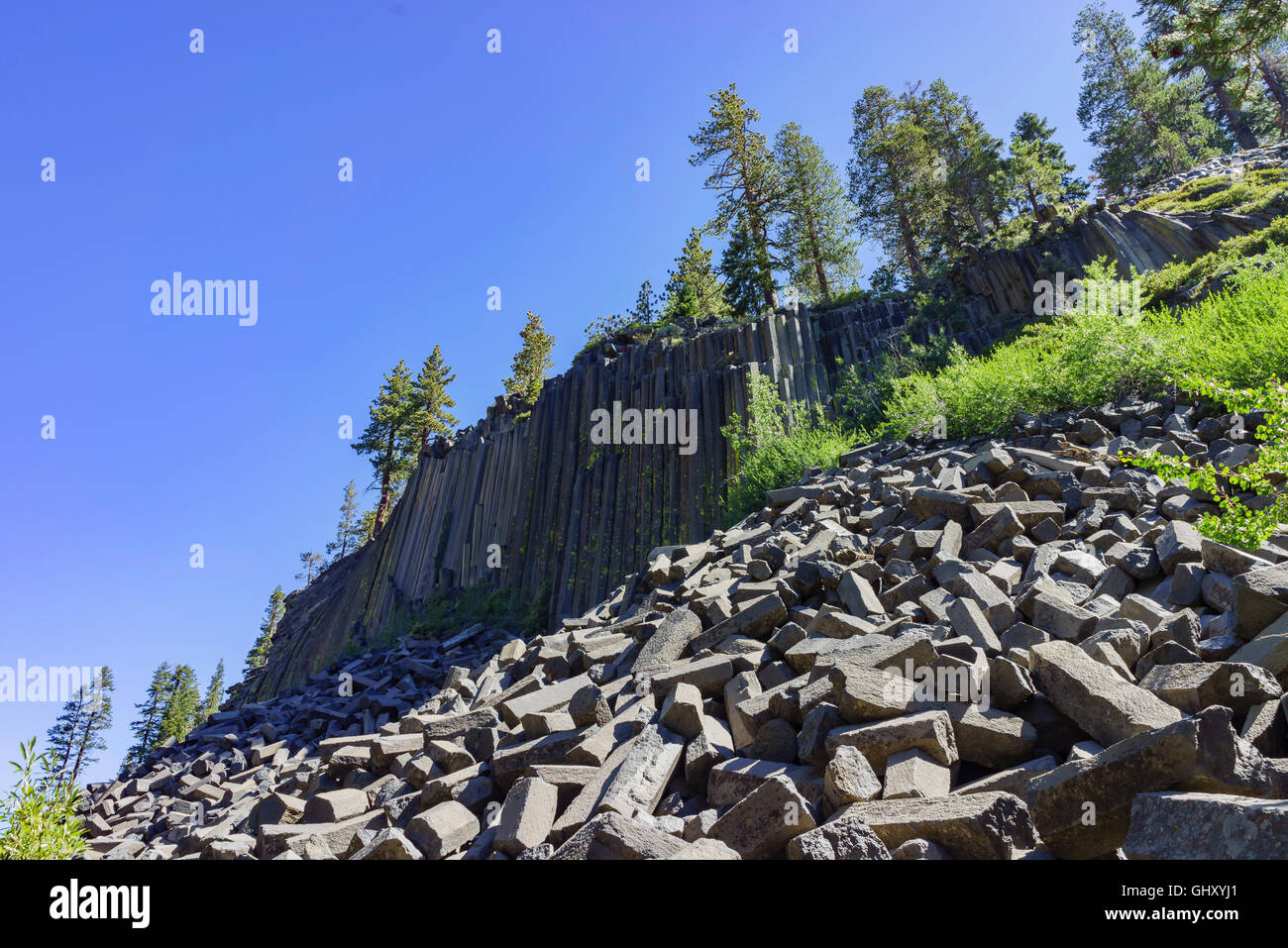 Special Geology of Basalt in Devils Postpile National Monument near ...