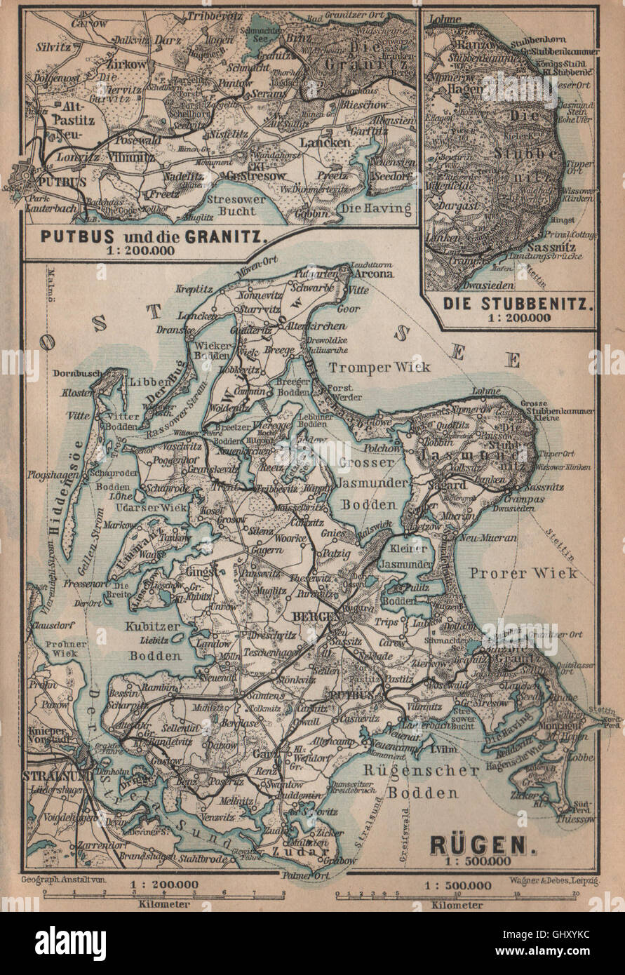 RÜGEN. Stralsund Bergen Sassnitz Sellin. Rugen Deutschland Germany ...