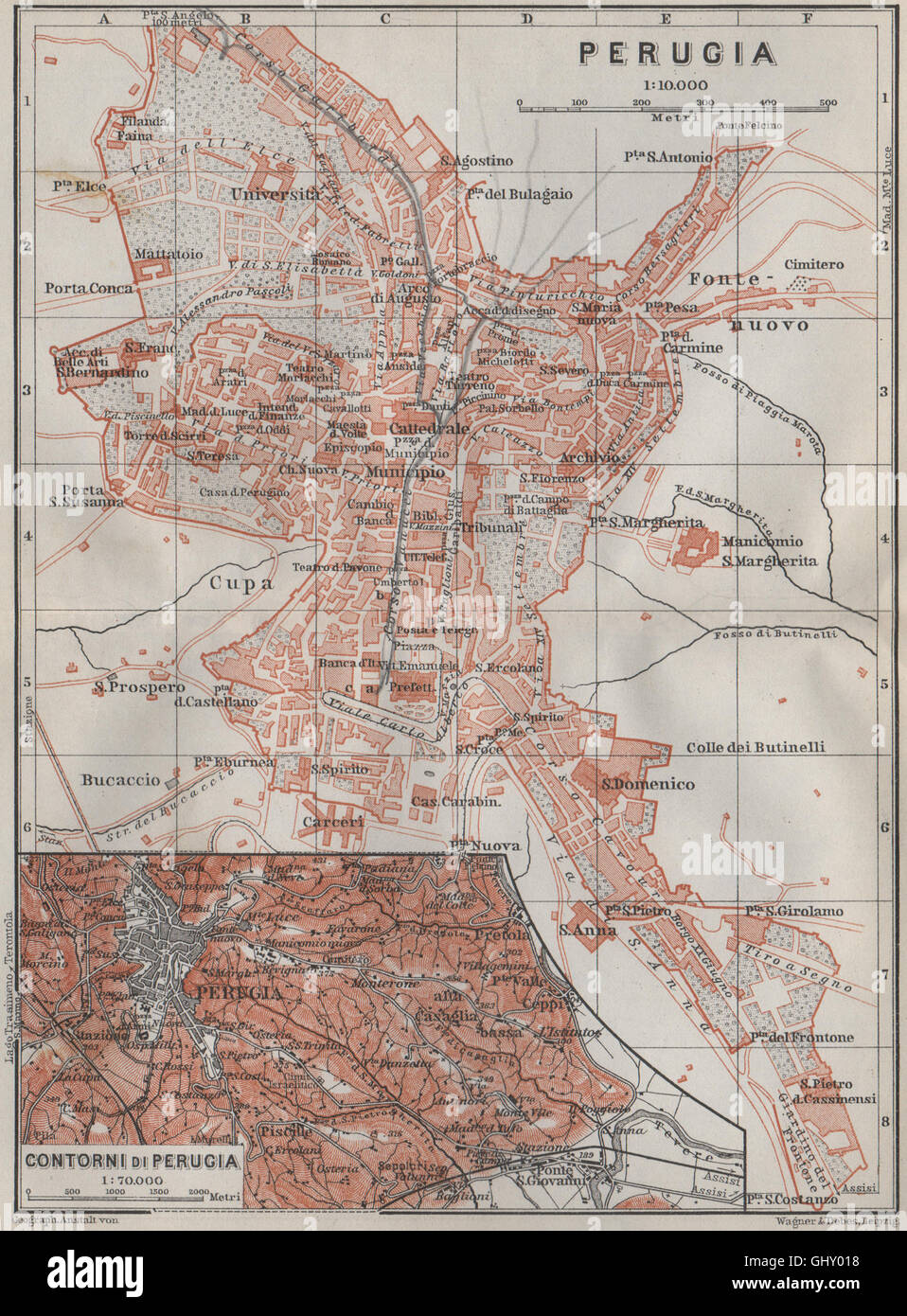 La Grande Muraglia Perugia Map Bergamo Alta Piazza Vecchia Il