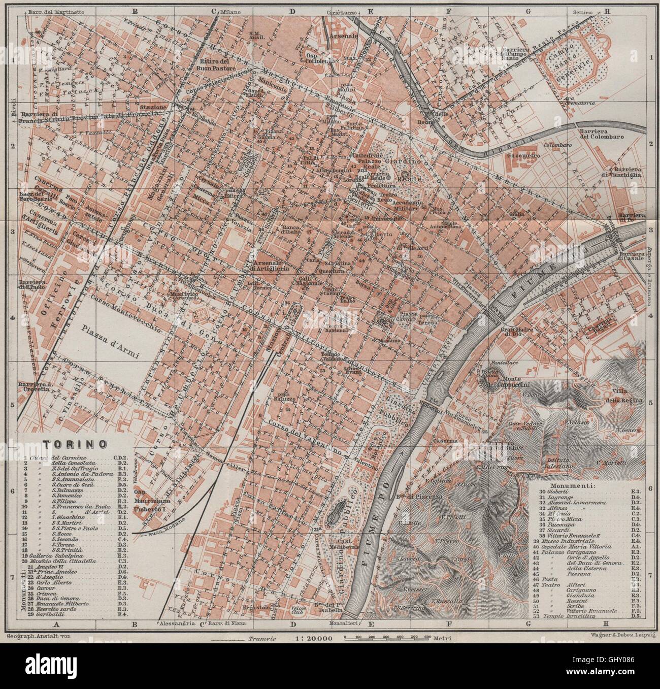 Mappa torino hi-res stock photography and images - Alamy