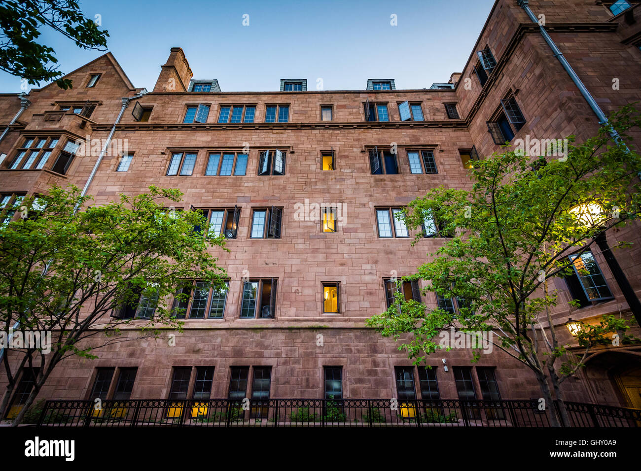 Historic building on the campus of Yale University, in New Haven ...