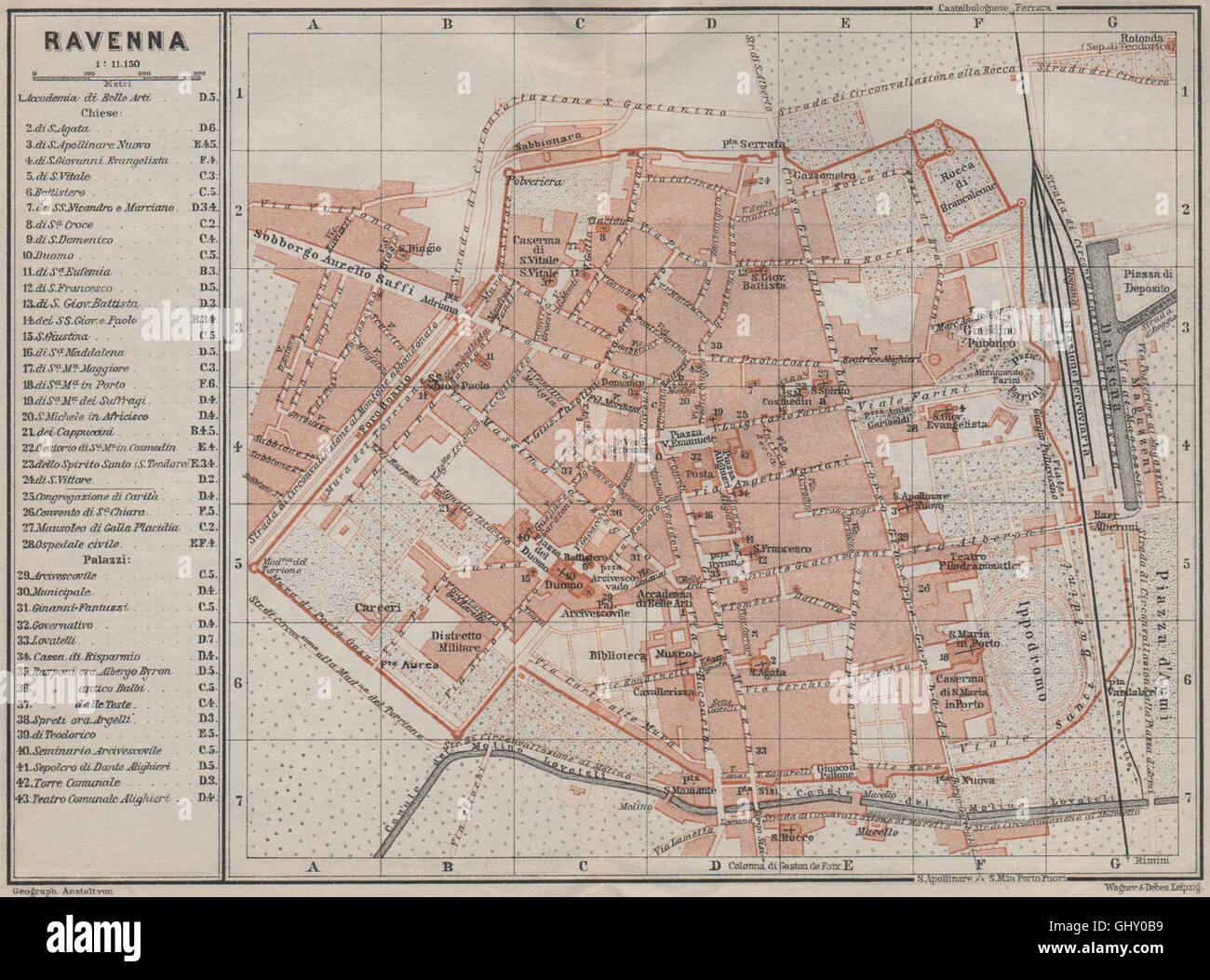 Italy map 20th century ravenna hi-res stock photography and images - Alamy