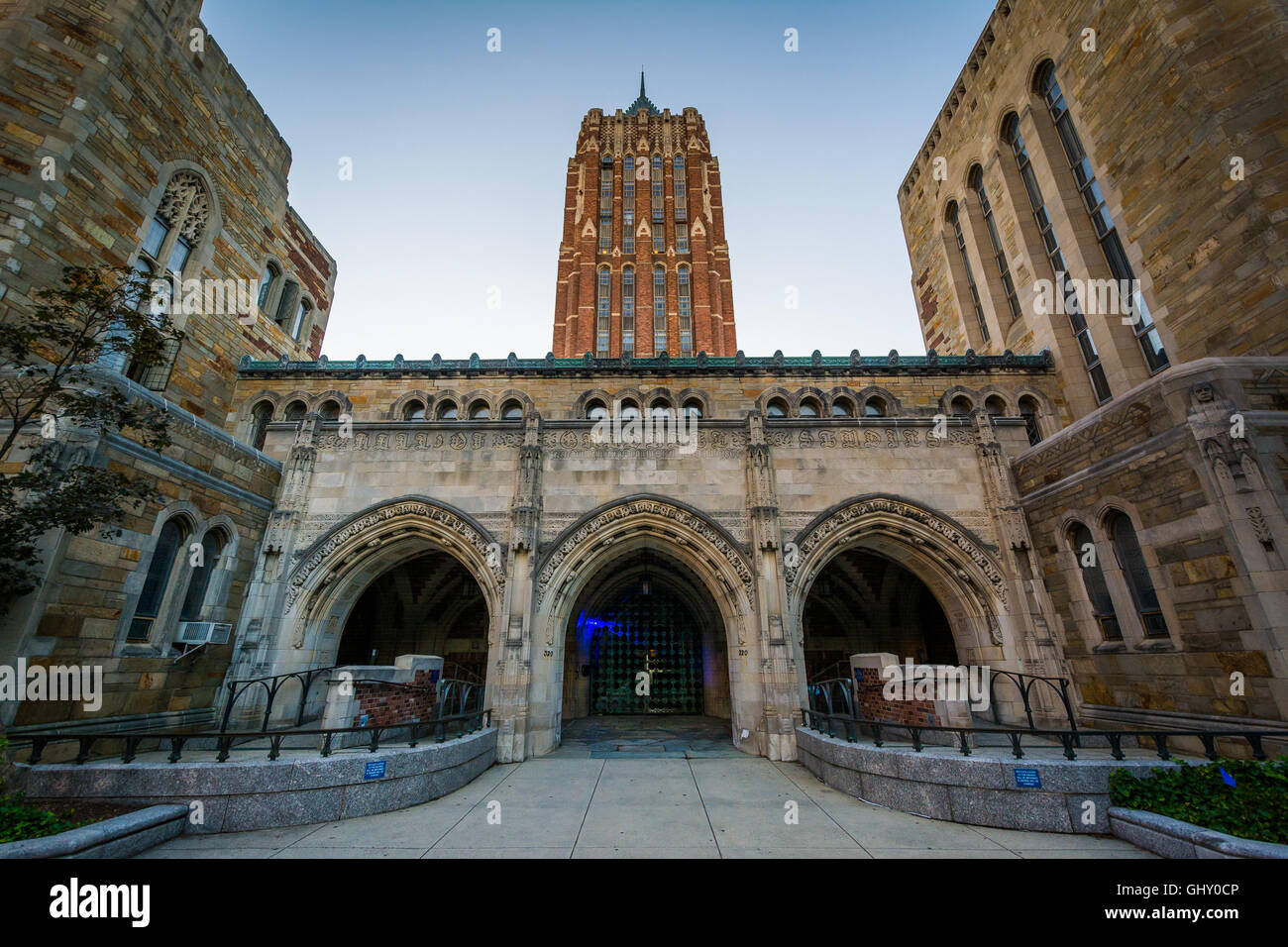 The Hall of Graduate Studies on the campus of Yale University, in New ...