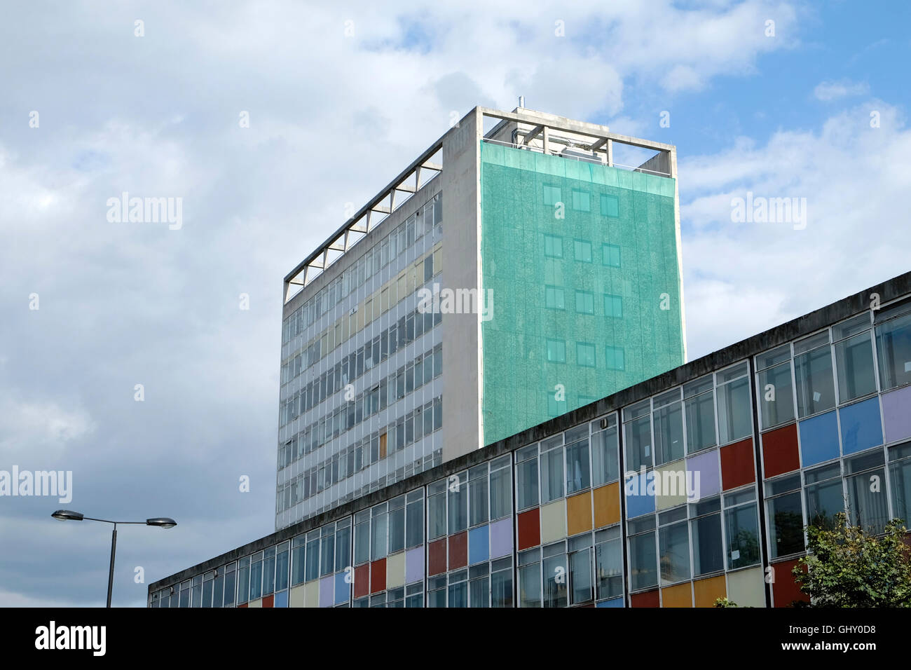 A general view of Newcombe house in Notting Hill Gate, London Stock ...