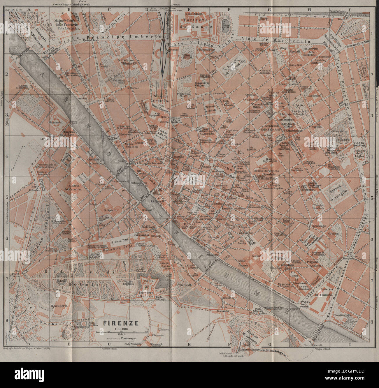 Firenze mappa hi-res stock photography and images - Alamy