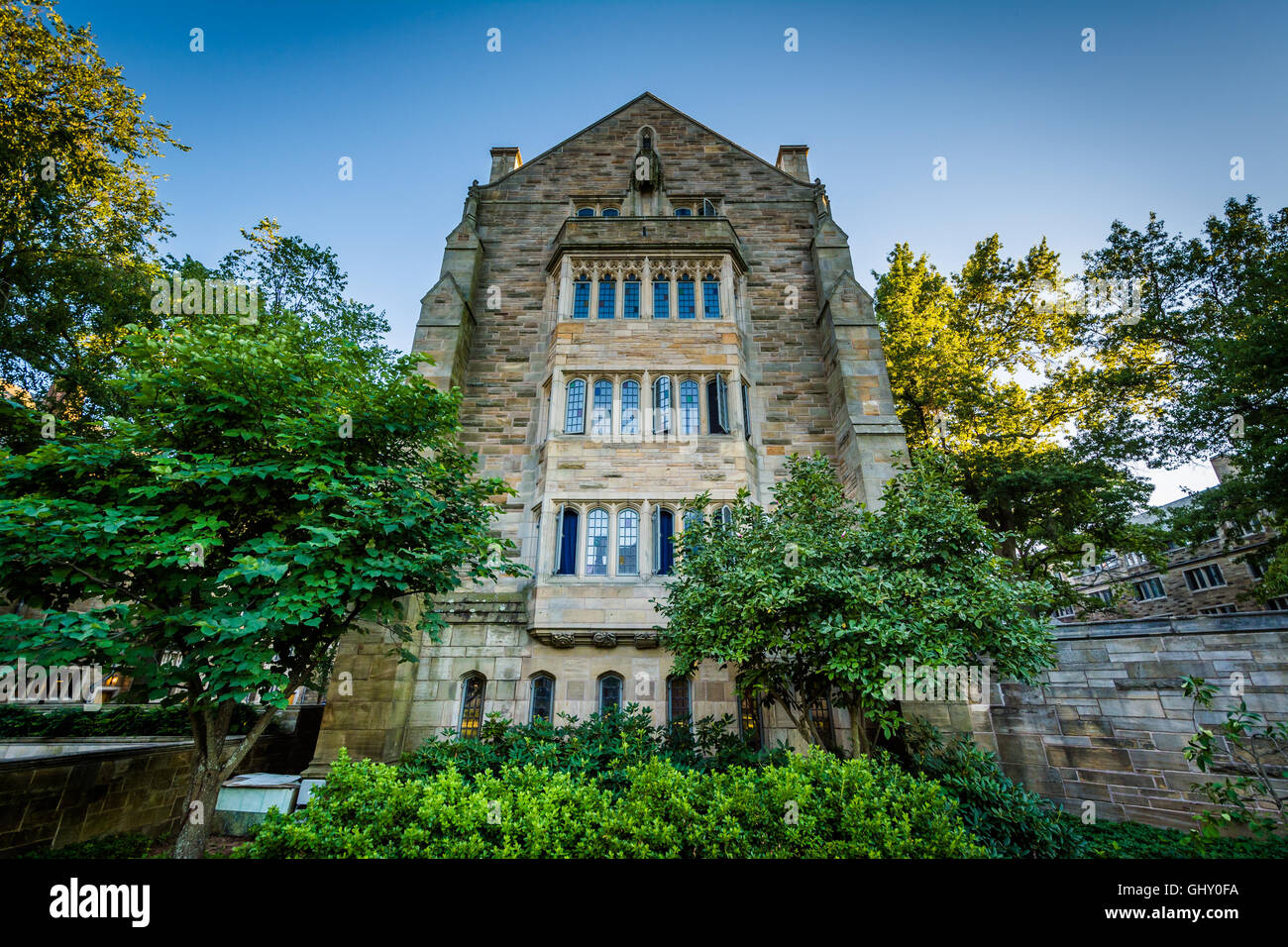 The South Building of Berkeley College at Yale University, in New Haven ...