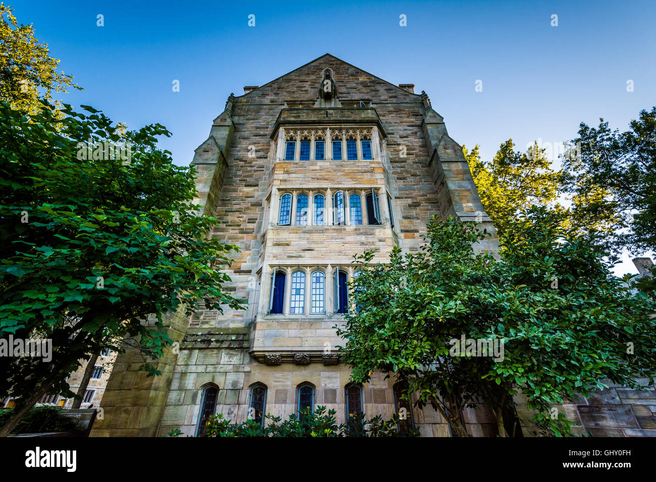 The South Building of Berkeley College at Yale University, in New Haven ...
