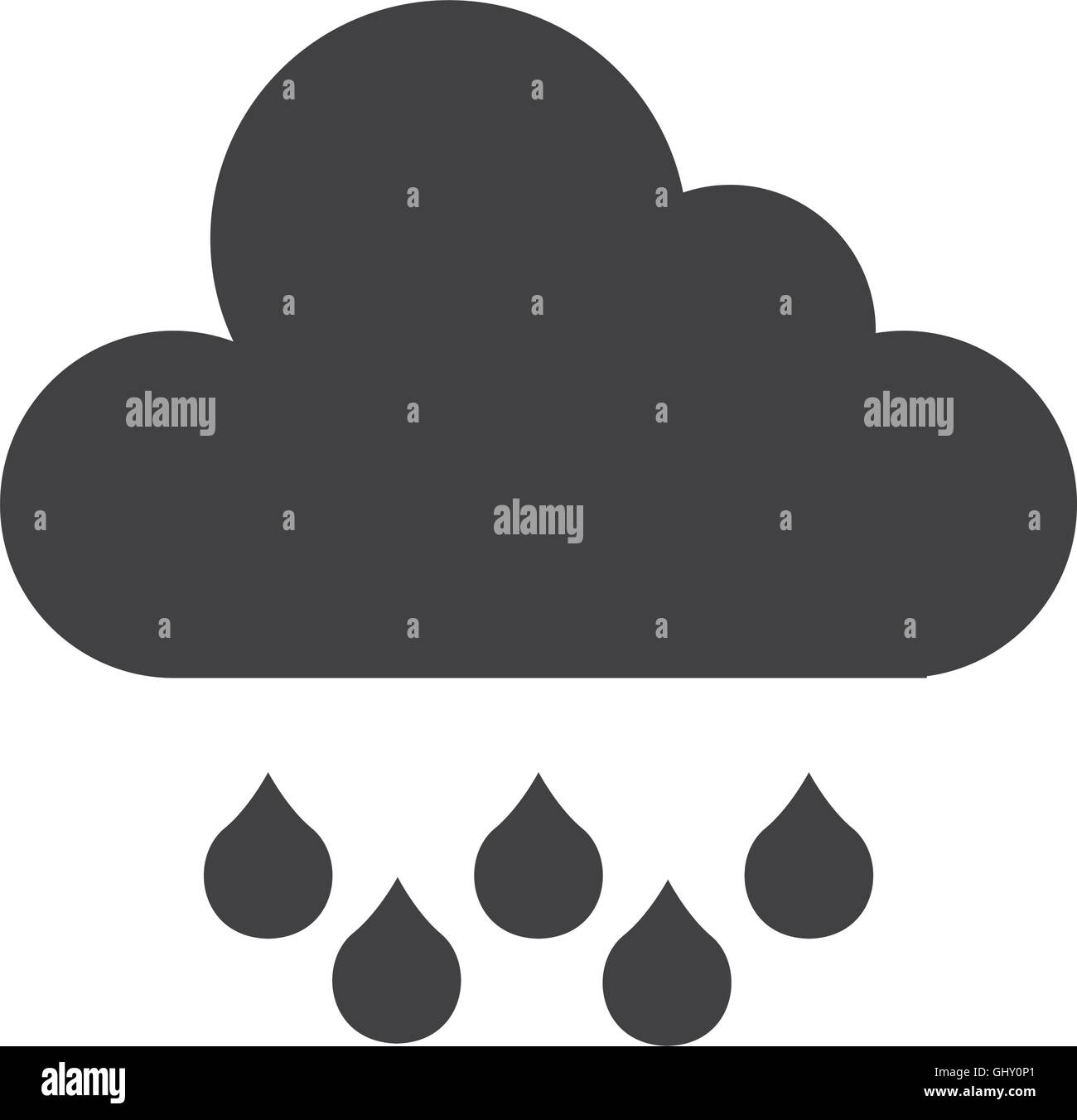 cloud weather symbol isolated icon Stock Vector Image & Art - Alamy