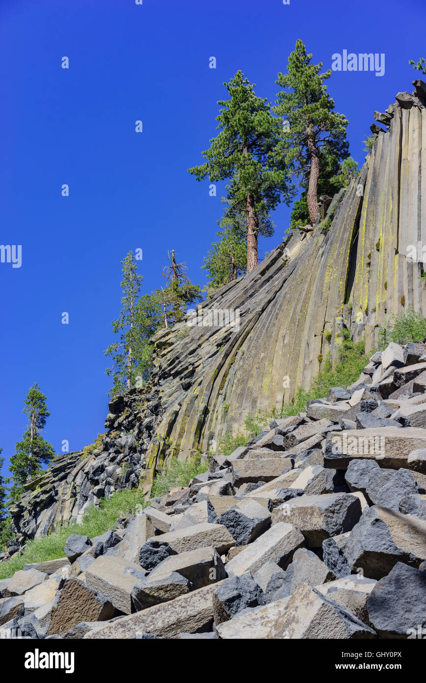 Special Geology of Basalt in Devils Postpile National Monument near ...
