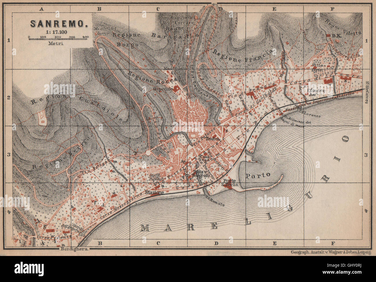 Map Of San Remo High Resolution Stock Photography and Images - Alamy