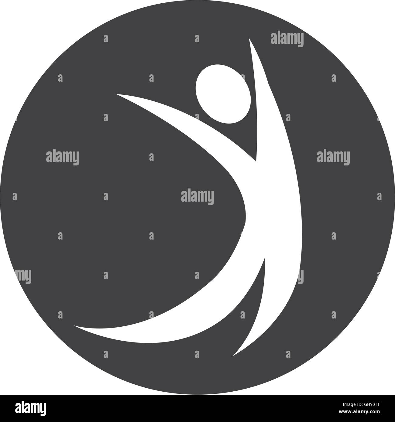 human figure silhouette athlete icon Stock Vector Image & Art - Alamy