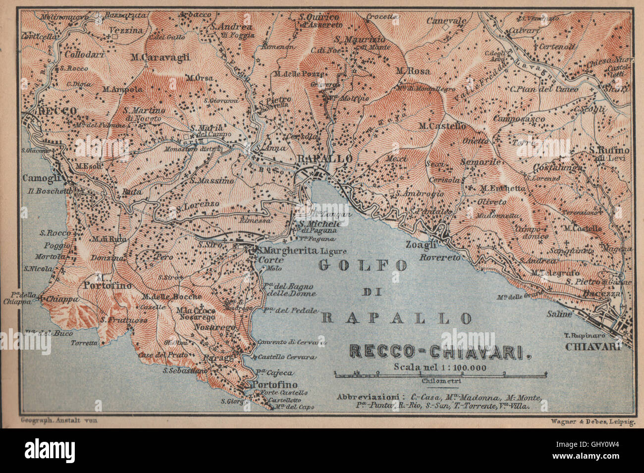 GOLFO DI RAPALLO Portofino Camogli Chiavari S. Margherita Ligure Italy ...