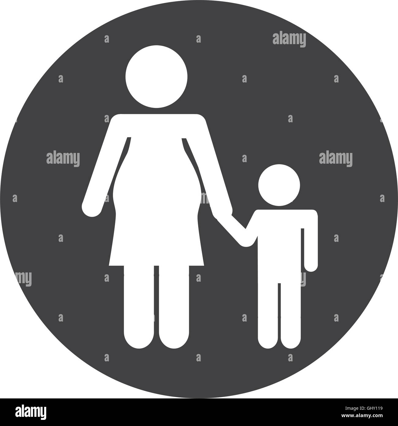 family members isolated icon Stock Vector Image & Art - Alamy