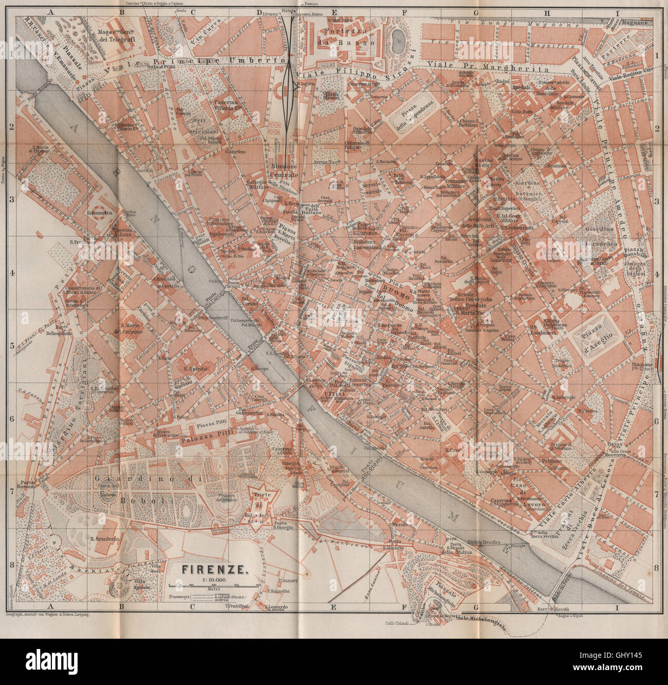 Firenze mappa hi-res stock photography and images - Alamy