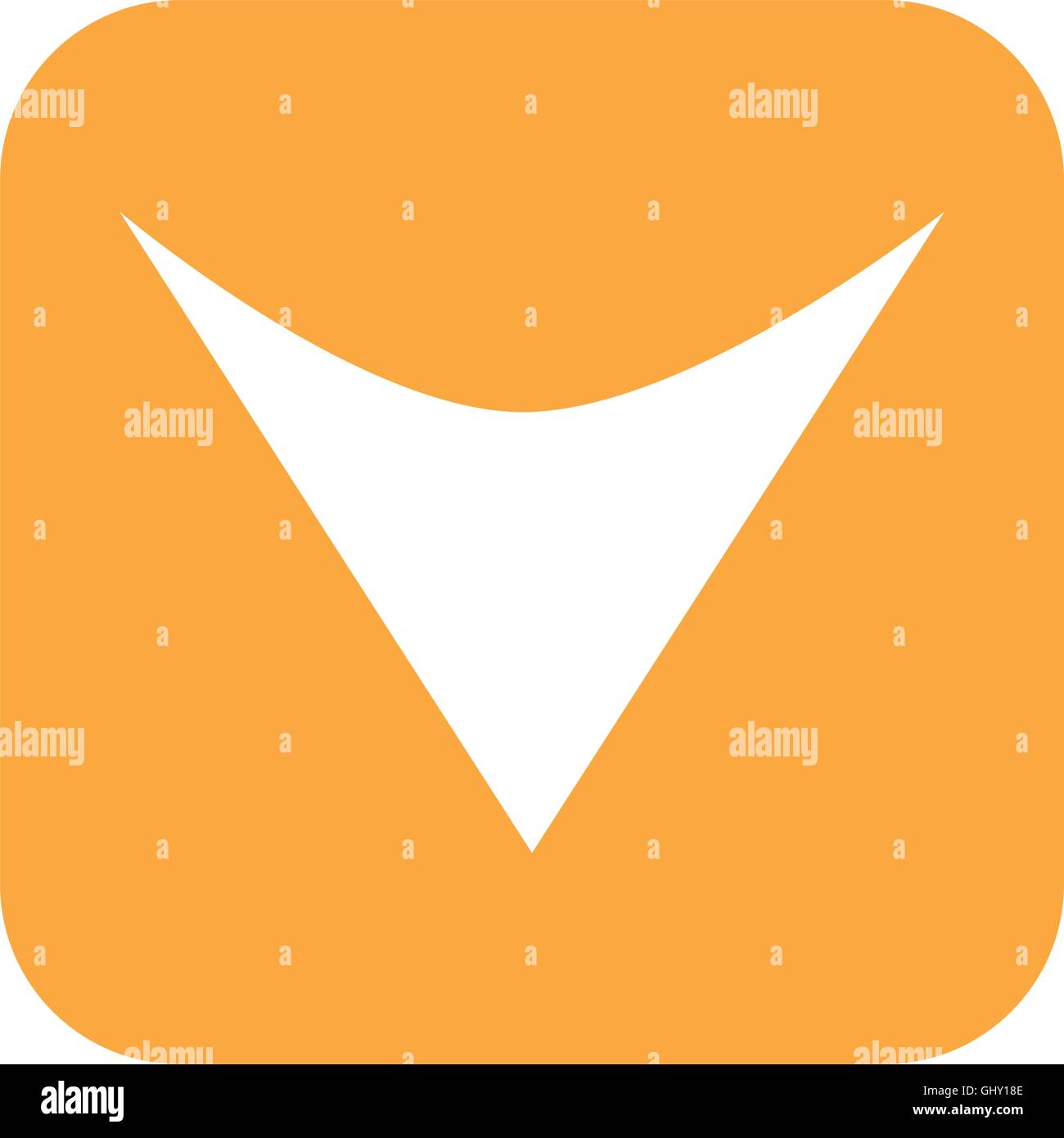 arrow download symbol isolated icon Stock Vector Image & Art - Alamy