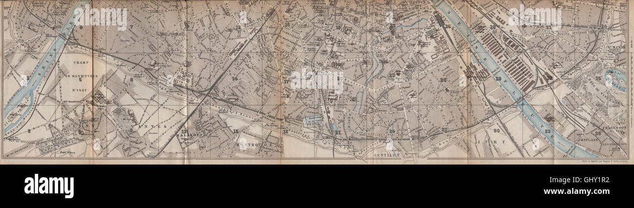 Paris 14e carte hi-res stock photography and images - Alamy