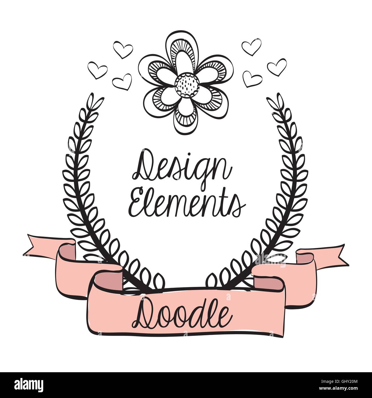 Flat illustration about Doodle design Stock Vector Image & Art - Alamy
