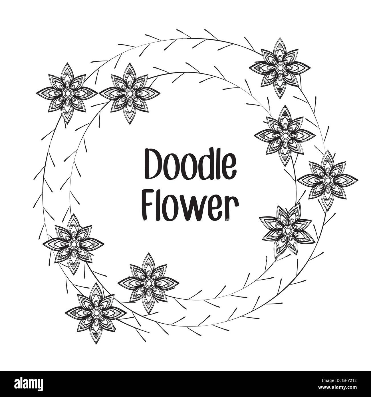 Flat illustration about Doodle design Stock Vector Image & Art - Alamy