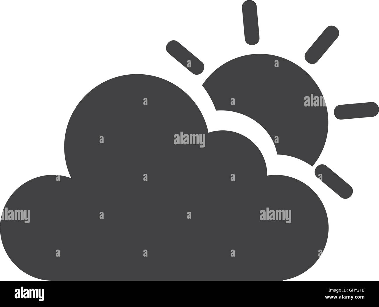 cloud weather symbol isolated icon Stock Vector Image & Art - Alamy