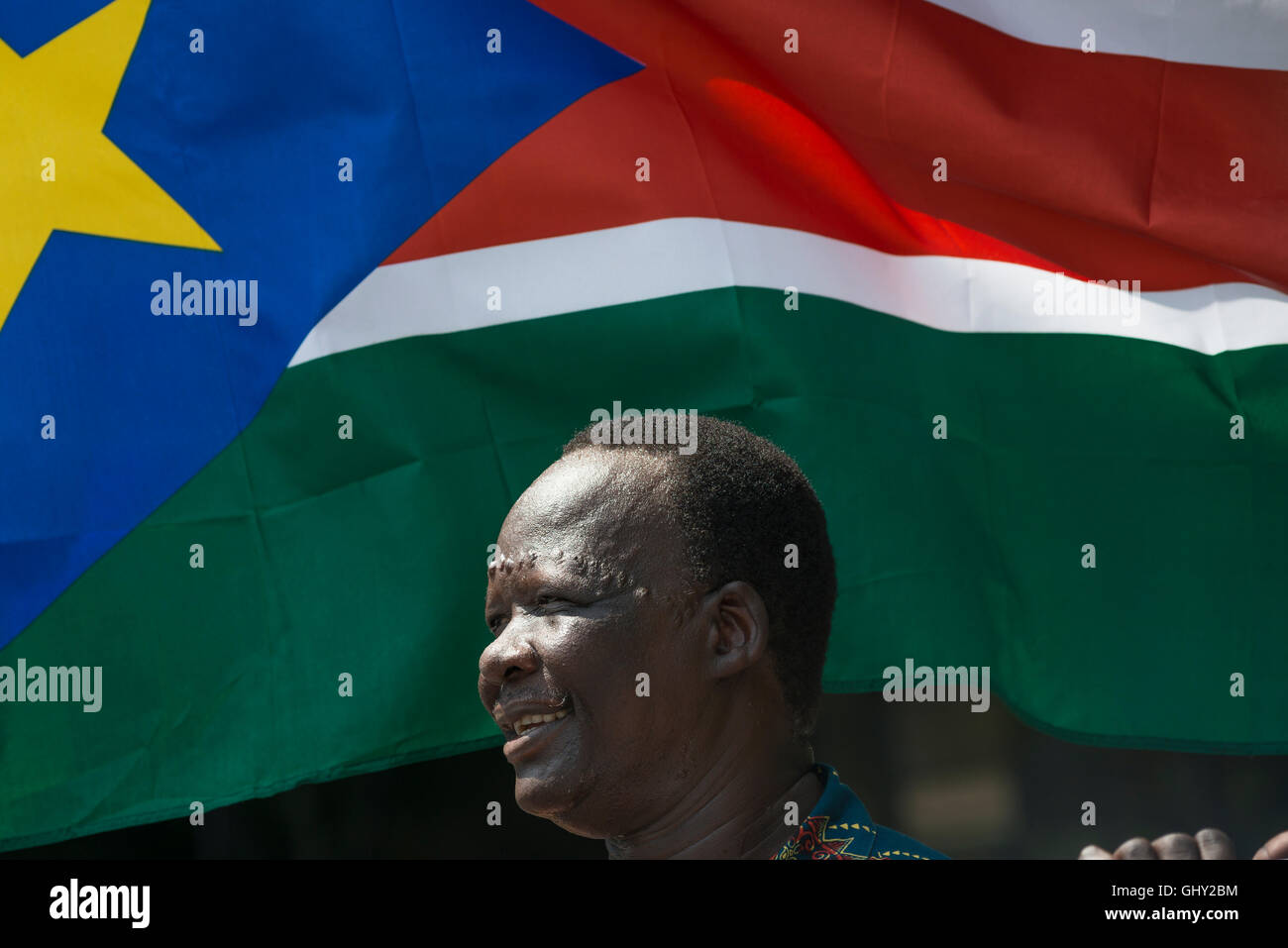 South sudanese flag hi-res stock photography and images - Alamy