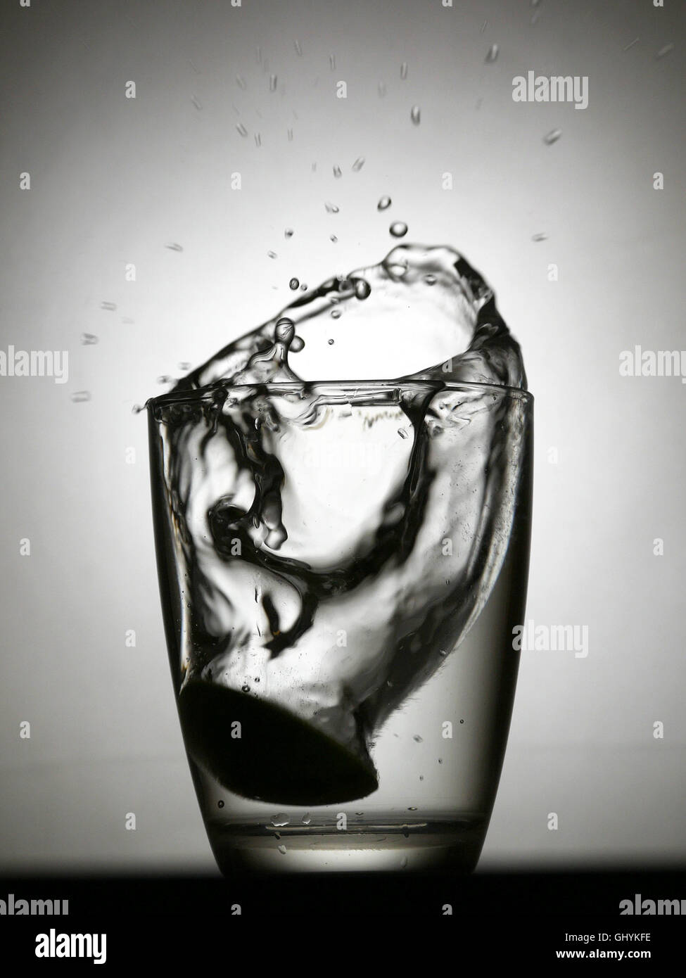 Drop in glass hi-res stock photography and images - Alamy