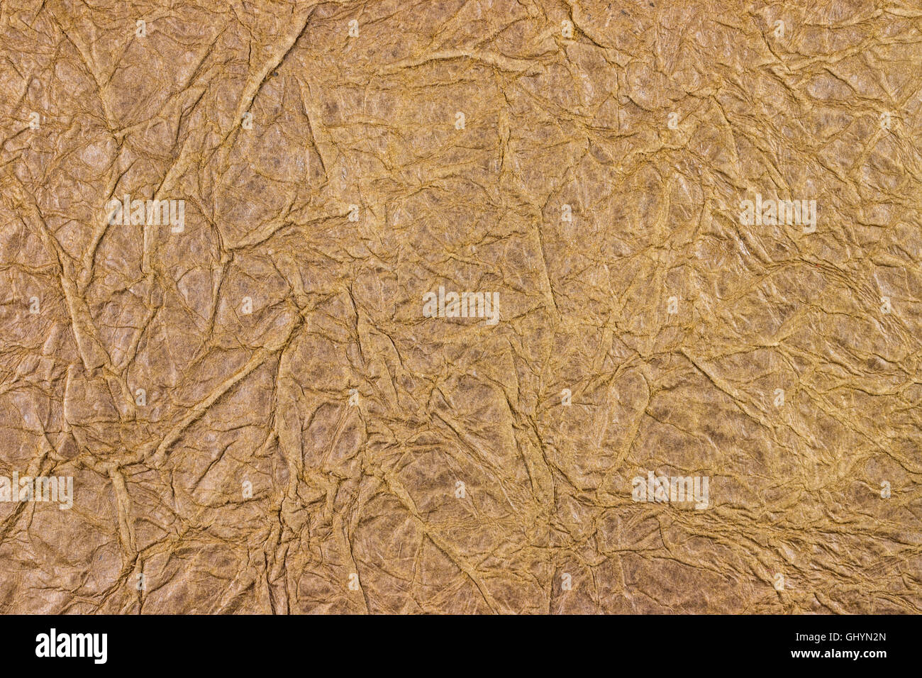 Abstract aged crinkled brown paper Stock Photo - Alamy