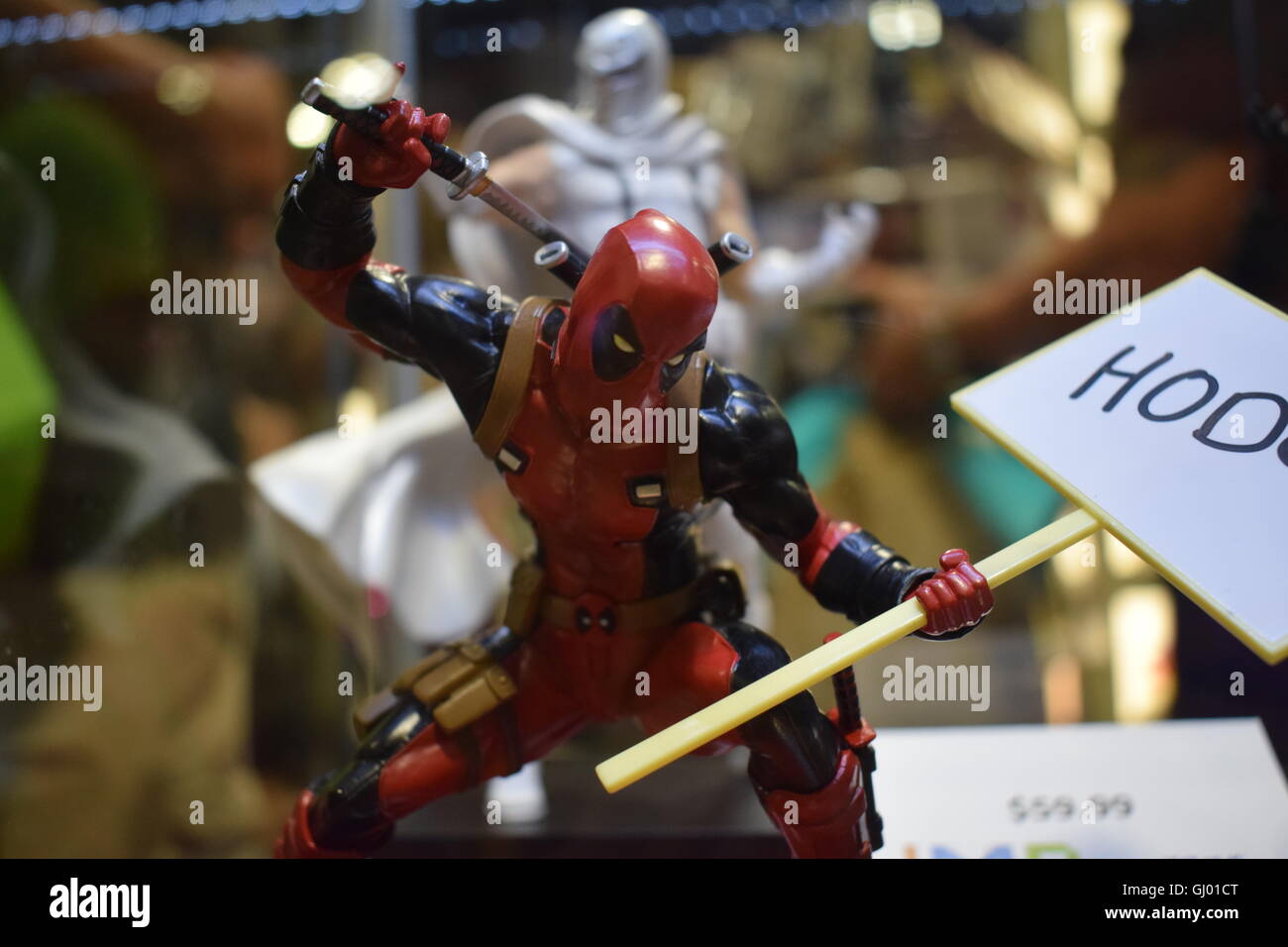 Deadpool Prime Figurine Battle Mode Stock Photo - Alamy